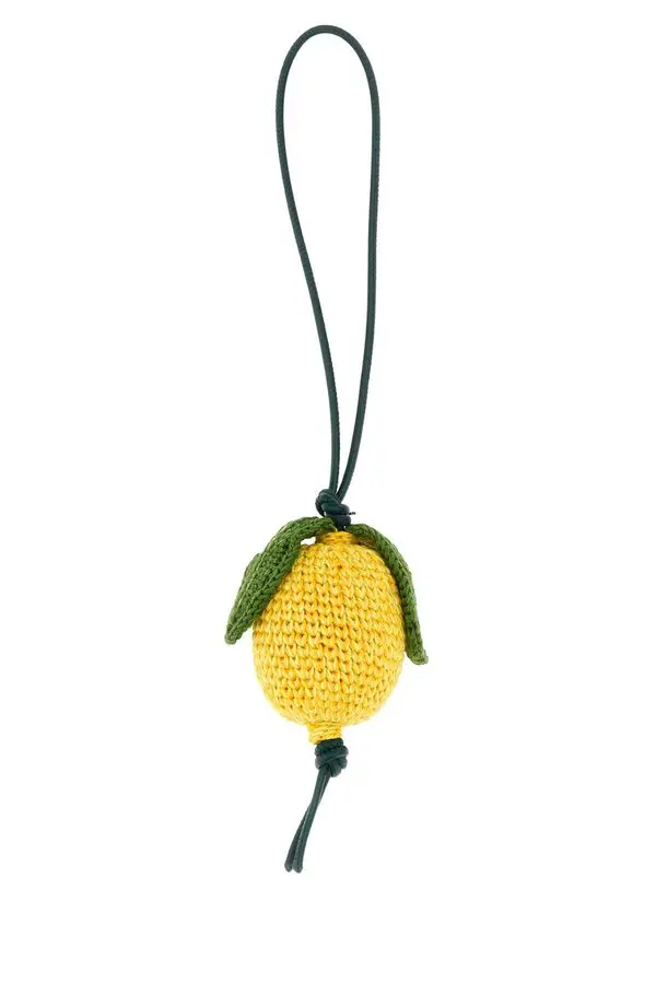 JW Anderson Crochet Lemon Charm - Yellow