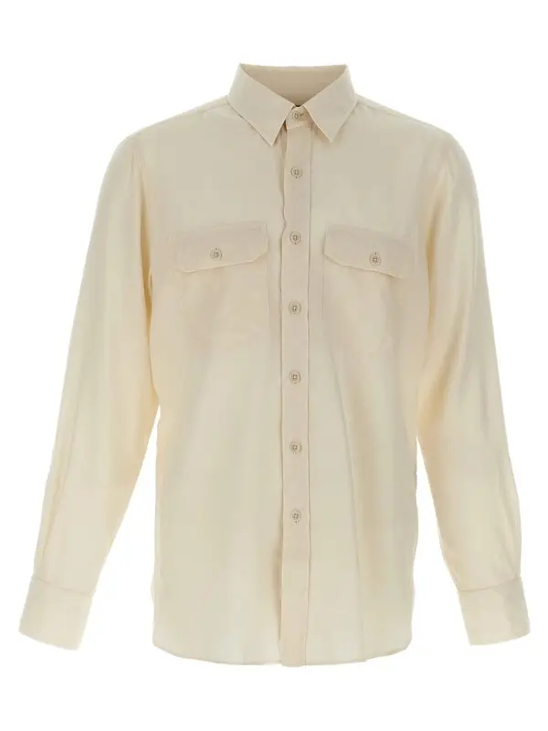 TOM FORD Twill Shirt - White