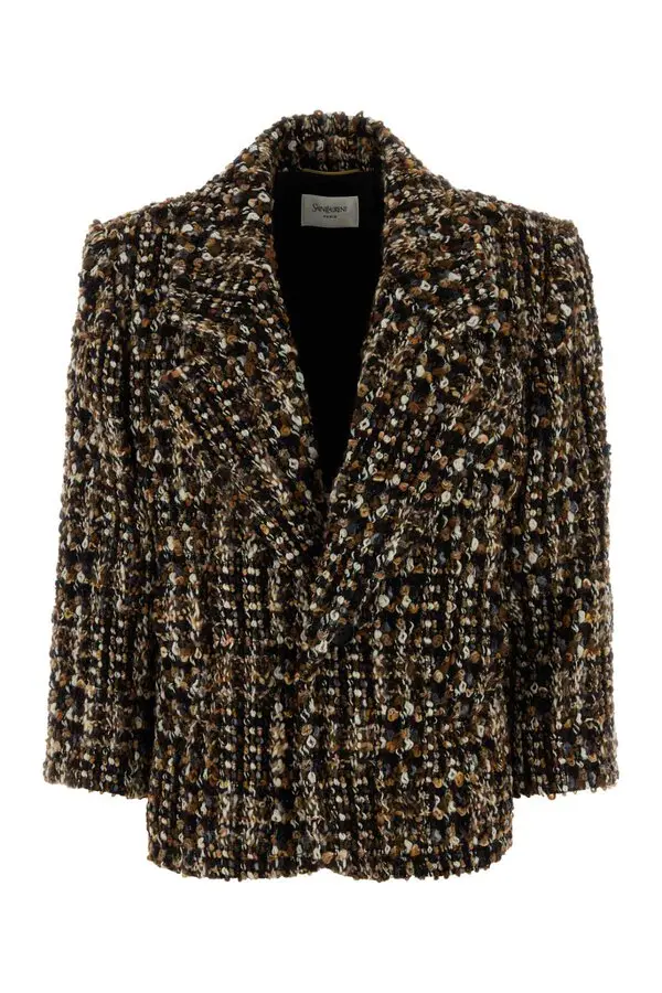 Saint Laurent Tweed Blazer - Multicolor