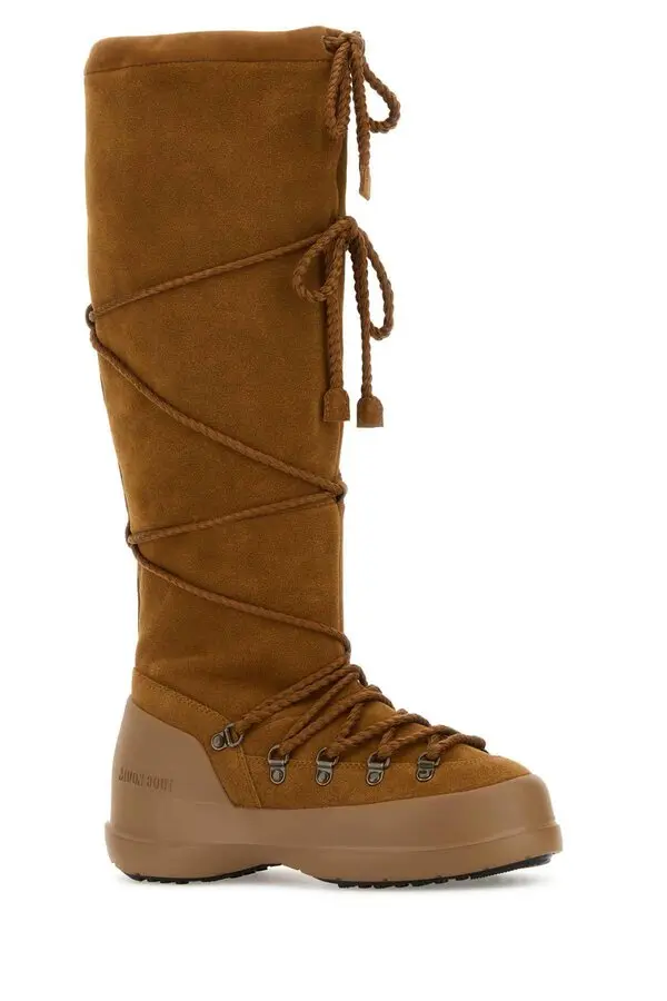 Moon Boot Camel Suede Luna Boots