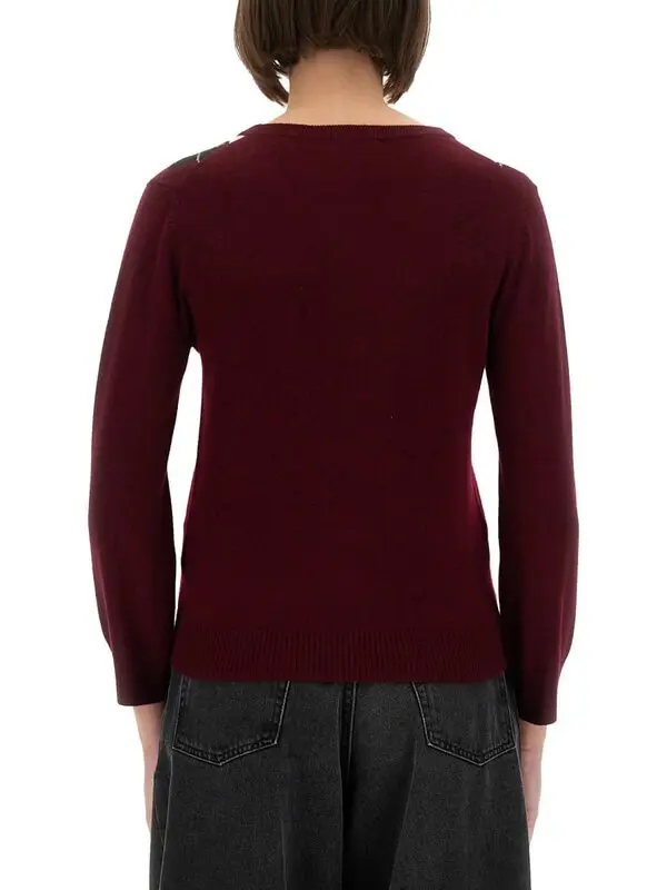 GANNI Jacquard Cashmere Cardigan - Multicolor
