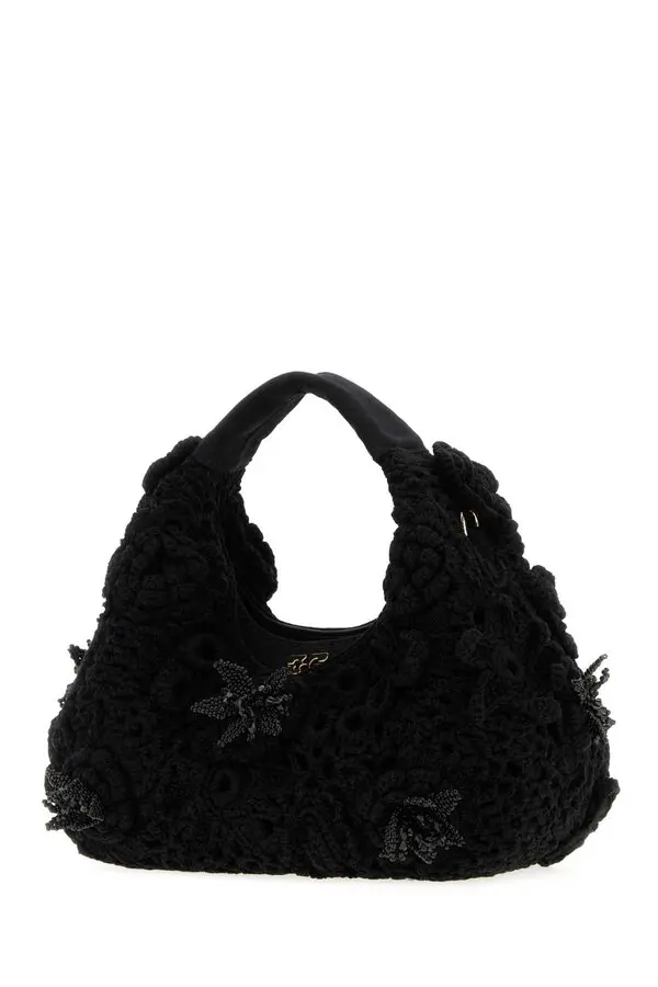GANNI Crochet Handbag