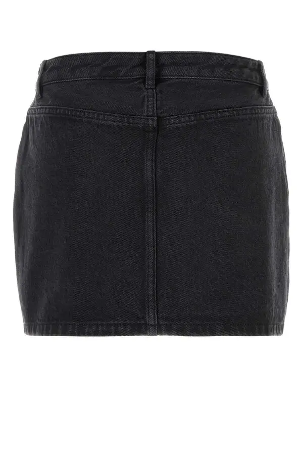 A.p.c. Denim Mini Skirt - Black