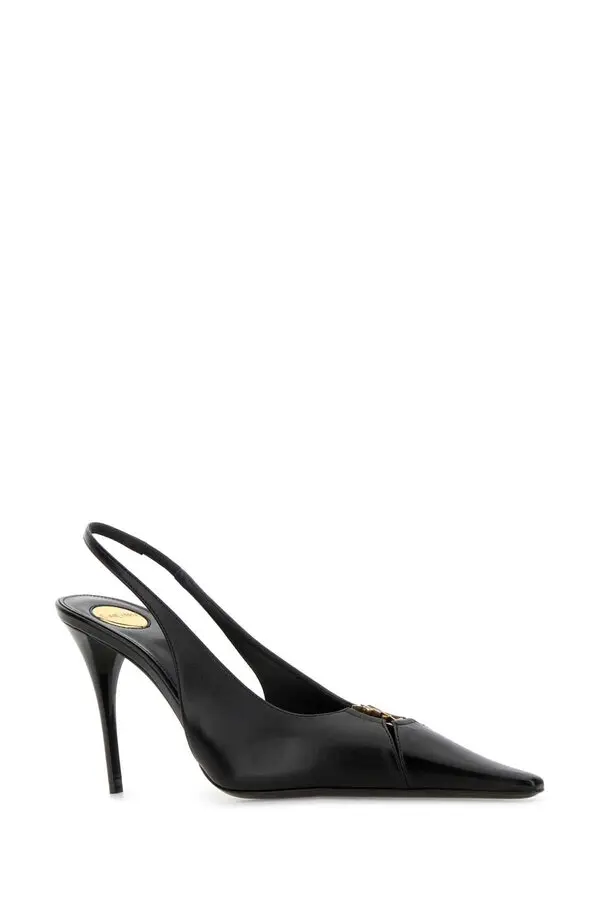 Saint Laurent Leather Babylone 90 Pumps - Black