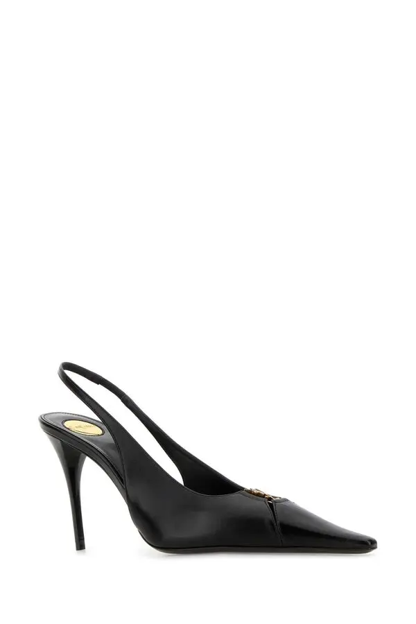 Saint Laurent Leather Babylone 90 Pumps - Black