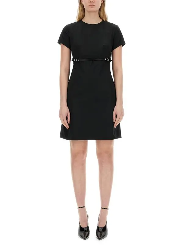 Givenchy Taffeta Voyou Dress - Black