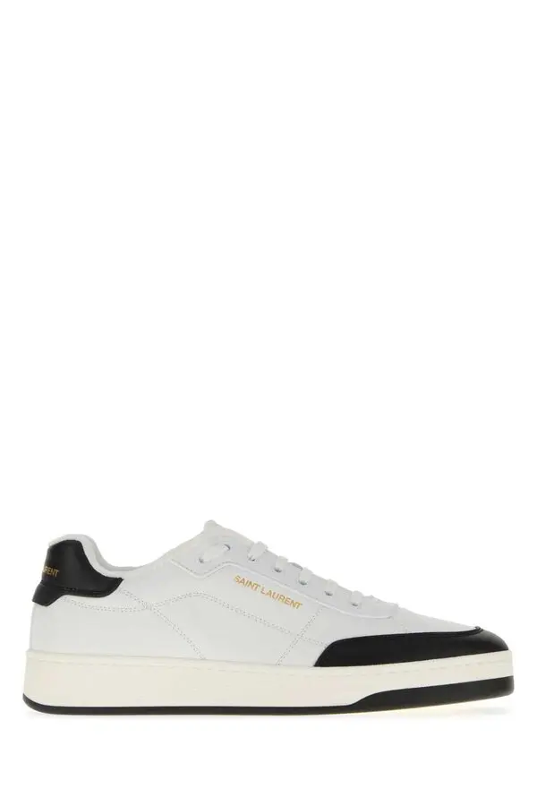 Saint Laurent Leather Sl/61 Sneakers - White