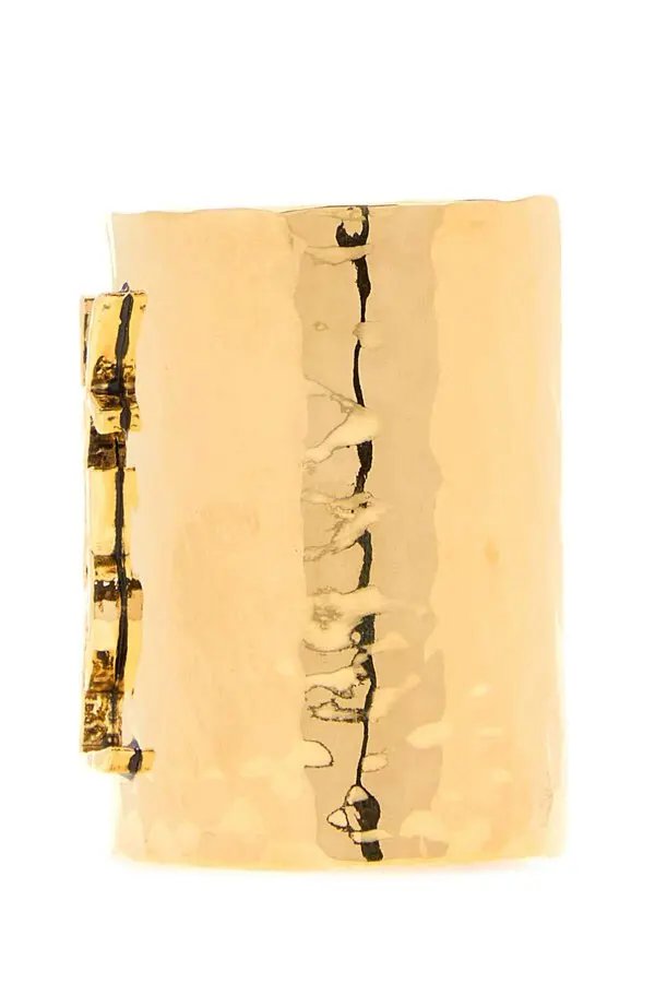 Saint Laurent Metal Cassandre Bracelet - Gold