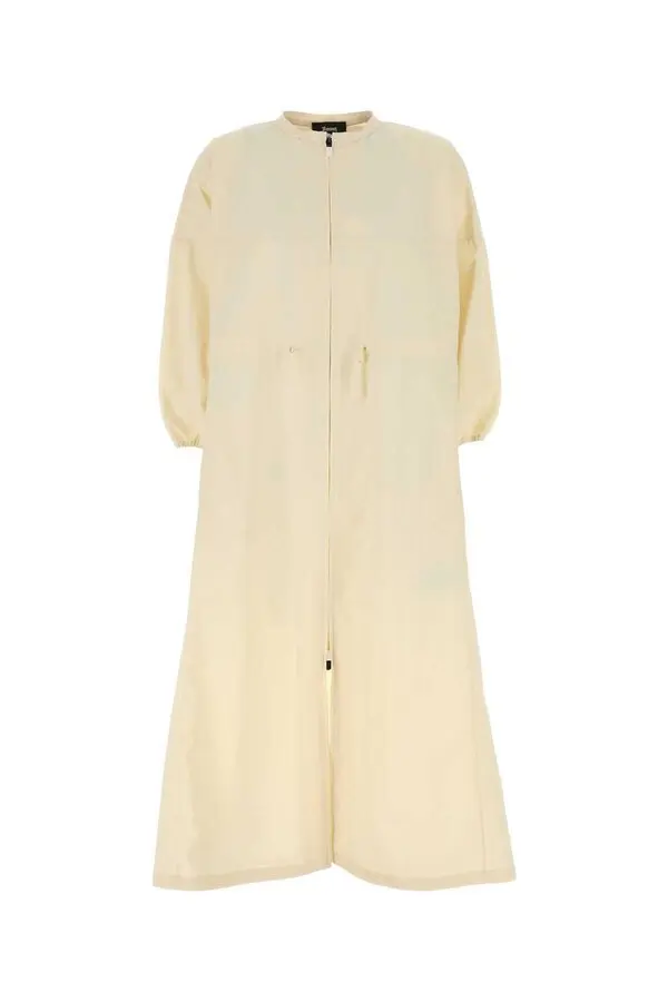 Herno Cream Nylon Dress