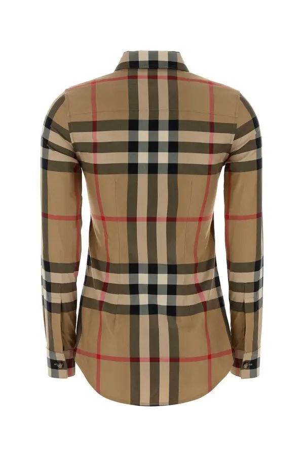 Burberry Embroidered Cotton Shirt