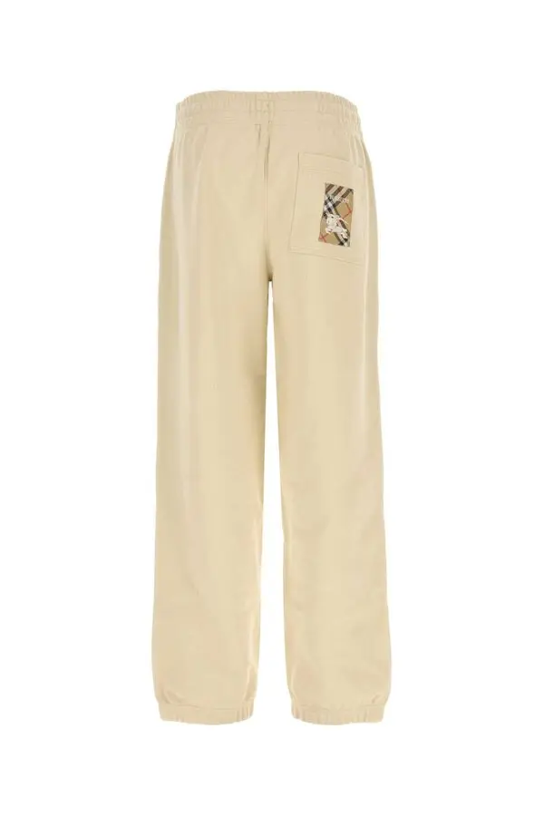 Burberry Sand Cotton Joggers