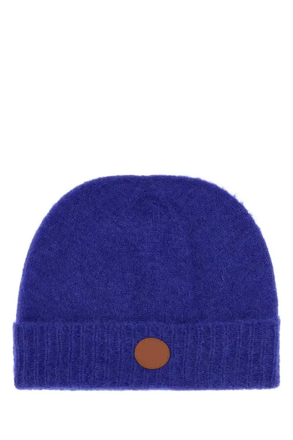 VIVIENNE WESTWOOD Alpaca Blend Fluffy Beanie Hat - Blue