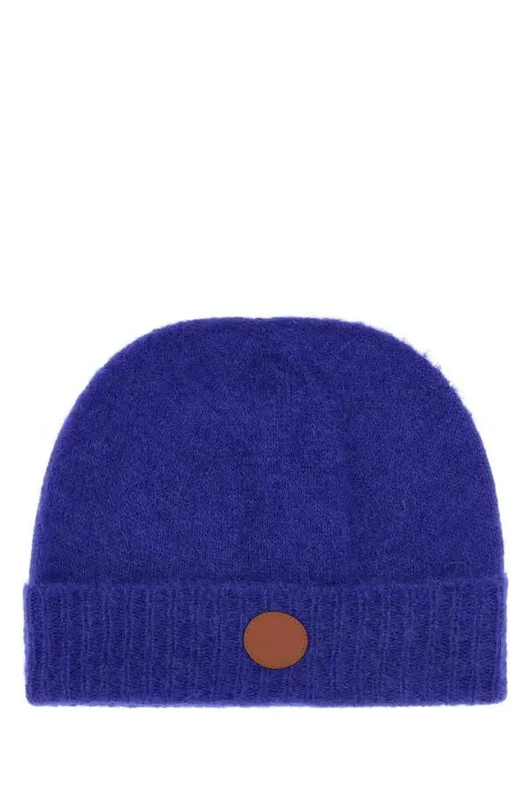 VIVIENNE WESTWOOD Alpaca Blend Fluffy Beanie Hat - Blue