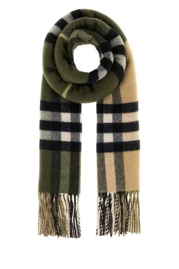 Burberry Embroidered Cashmere Scarf - Multicolor