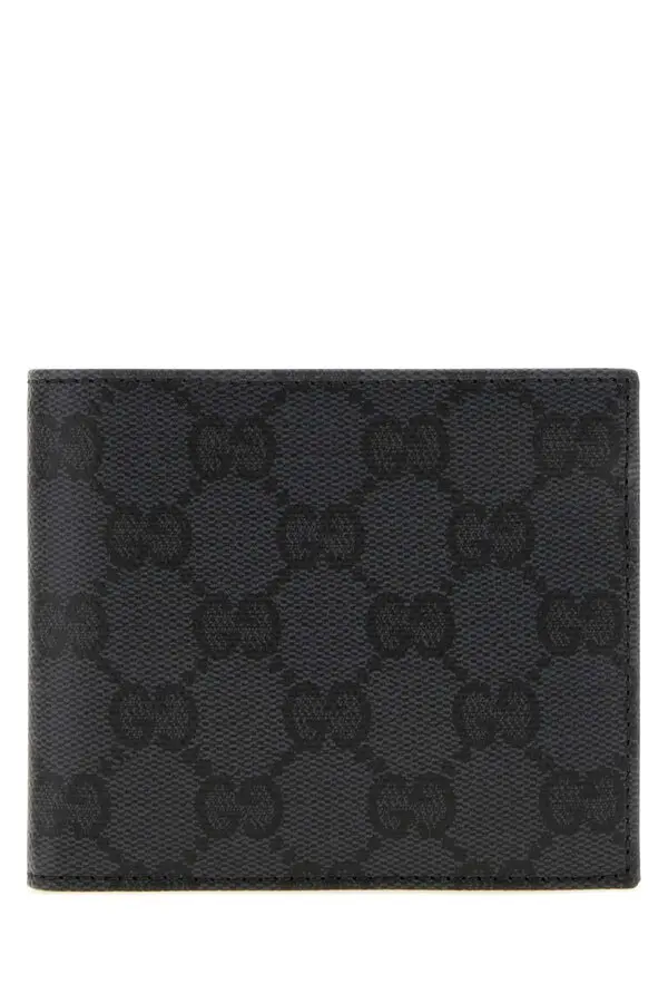 Gucci Black Gg Canvas Essence Classic Wallet