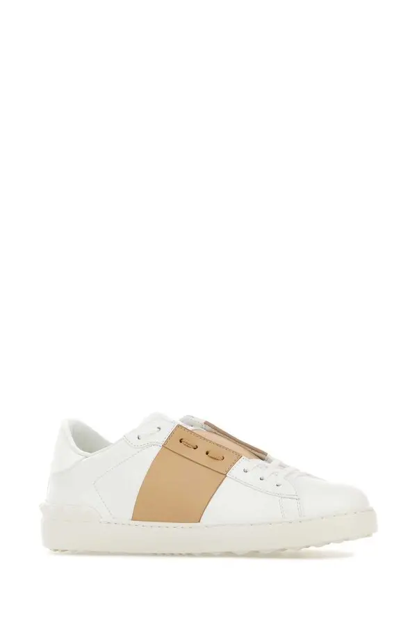 Valentino Garavani Leather Open Sneakers - White
