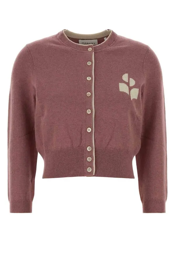Isabel Marant Étoile Cotton Blend Lona Cardigan - Pink