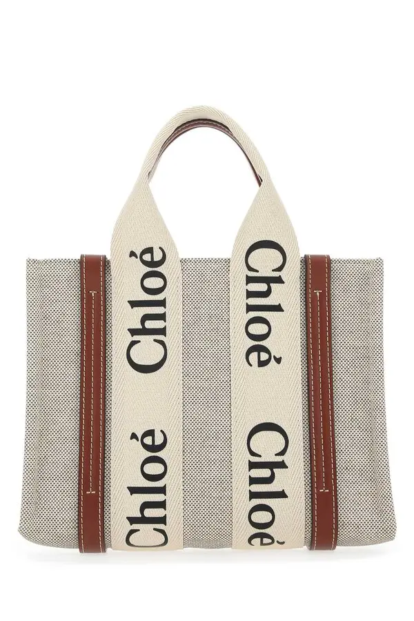 Chloé Fabric Small Woody Shopping Bag - Multicolor