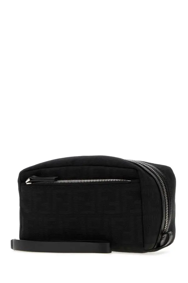Fendi Embroidered Jacquard Small Beauty Case