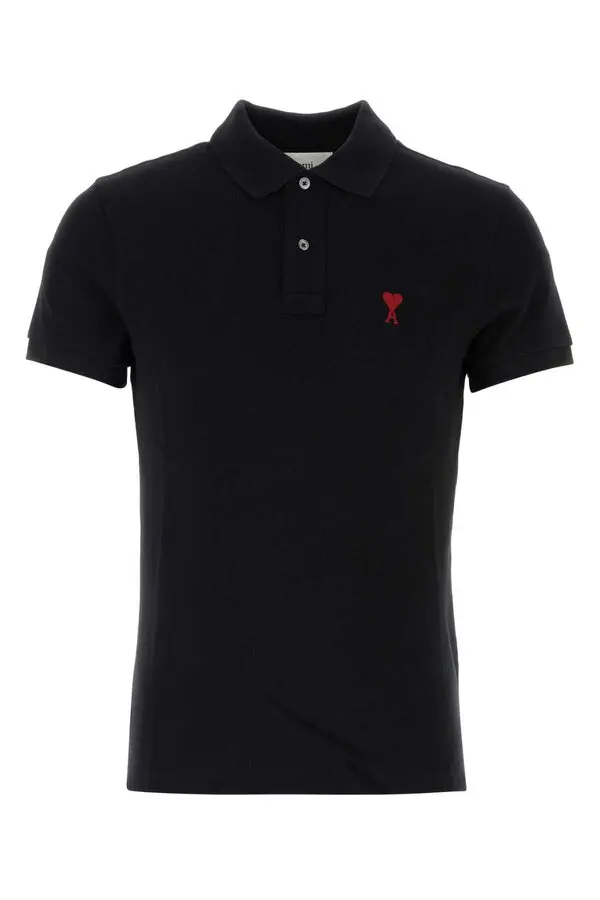 AMI Paris Piquet Polo Shirt