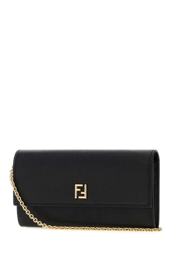 Fendi Leather Ff Wallet