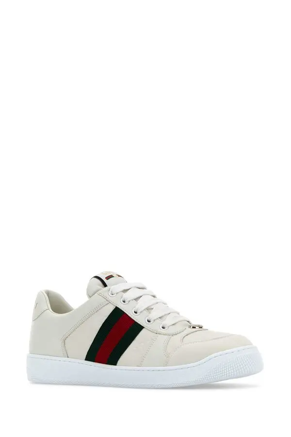 Gucci Leather Screener Sneakers