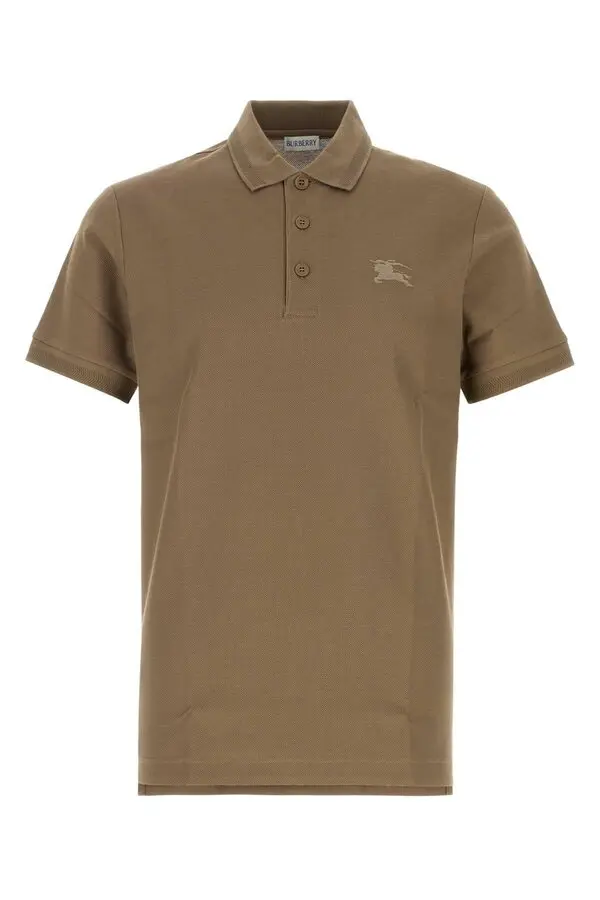Burberry Mud Piquet Polo Shirt - Brown