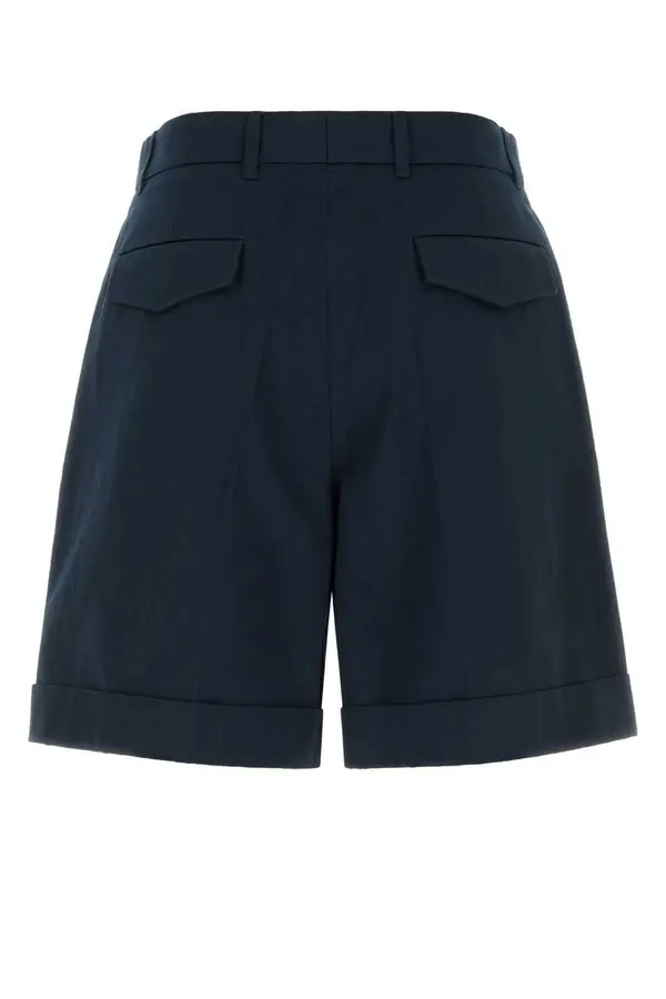 Valentino Garavani Cotton Bermuda Shorts - Blue