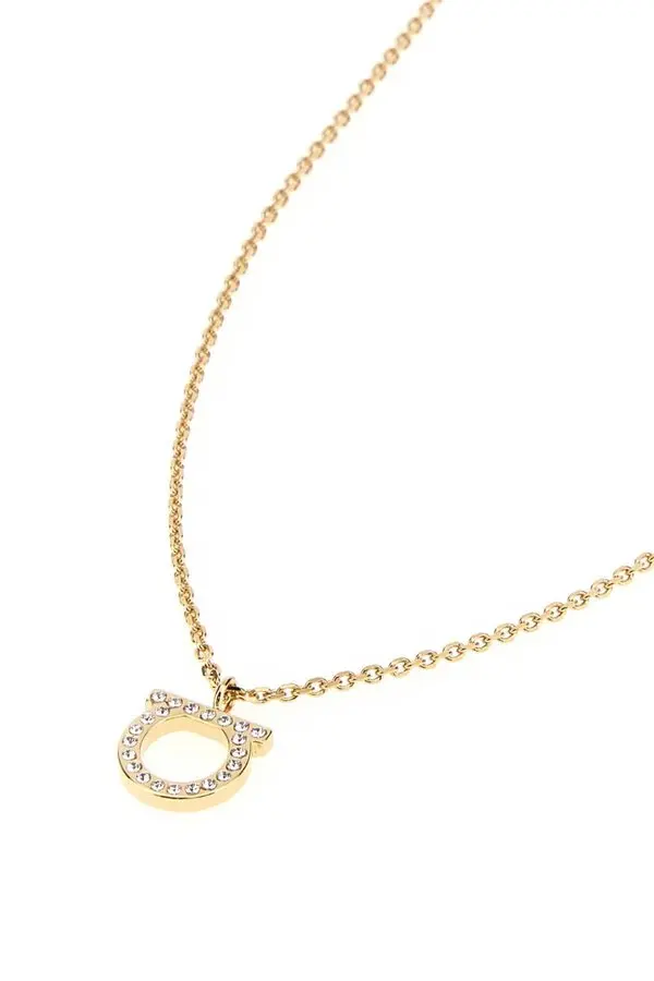 FERRAGAMO Gancini Metal Necklace