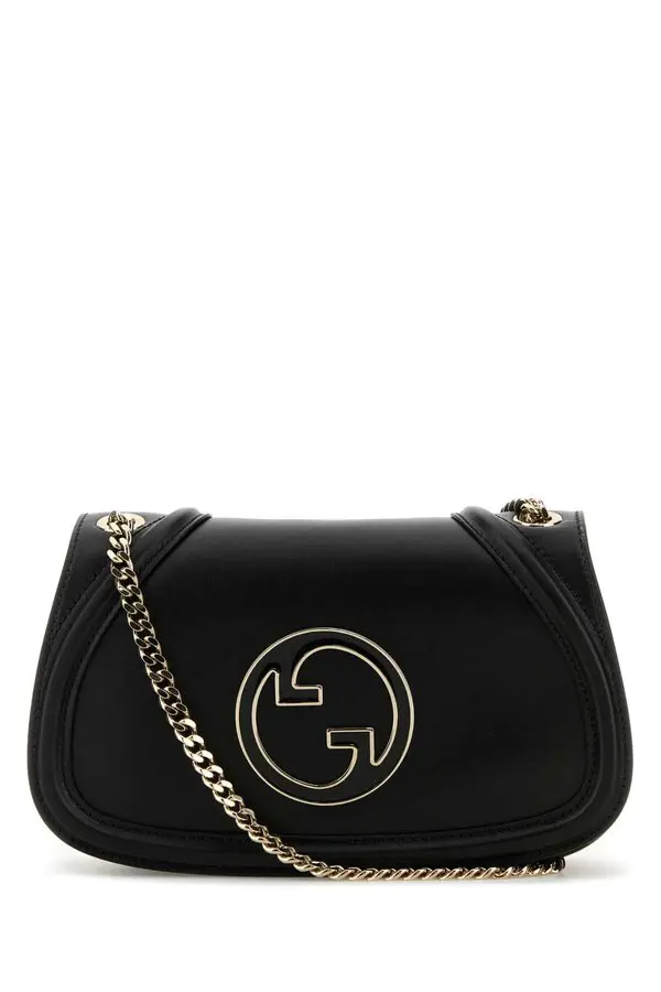 Gucci Black Leather Blondie Shoulder Bag