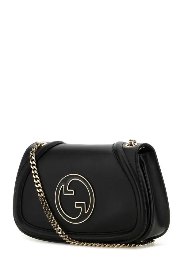 Gucci Black Leather Blondie Shoulder Bag