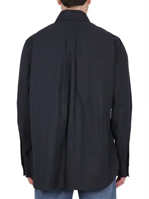 Bottega Veneta Camicia In Twill Di Cotone