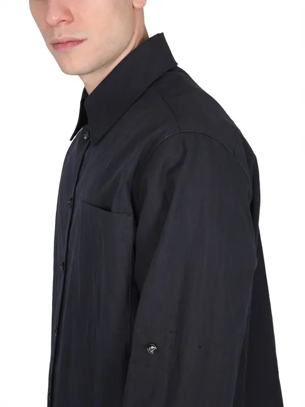 Bottega Veneta Camicia In Twill Di Cotone