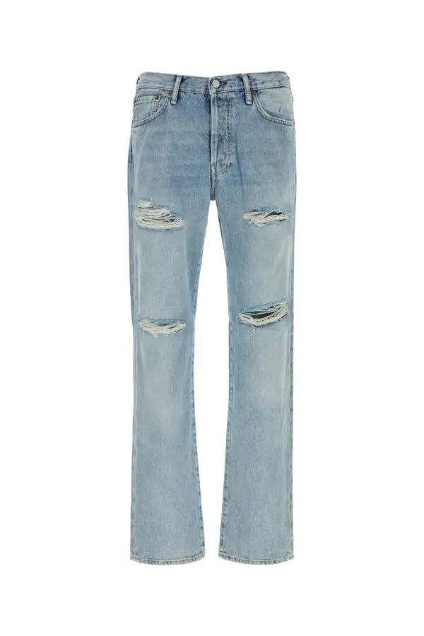 Acne Studios 1996m Light Crow Distressed Denim - Multicolor