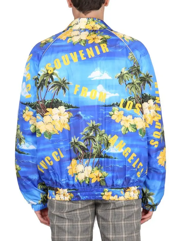 Gucci Printed Nylon Jacket