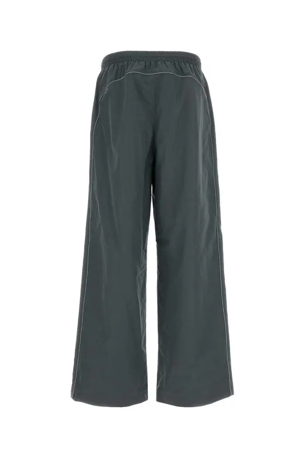 Balenciaga Dark Grey Cotton And Nylon Joggers