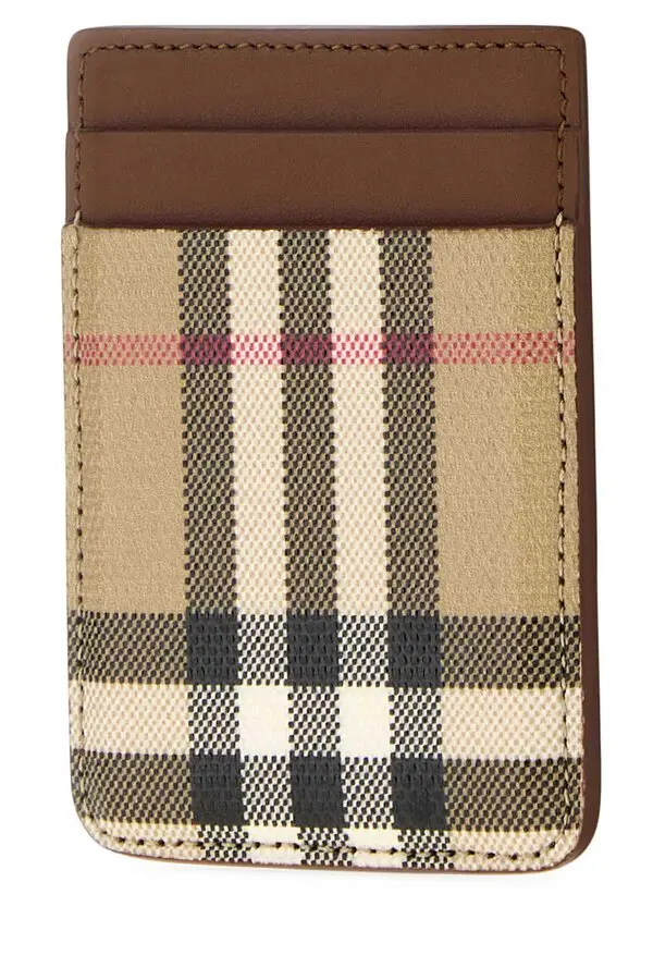 Burberry Printed Canvas Card Holder - Multicolor