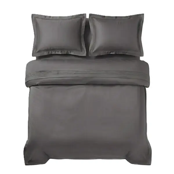 PURE PARIMA Yalda Comforter Set Charcoal