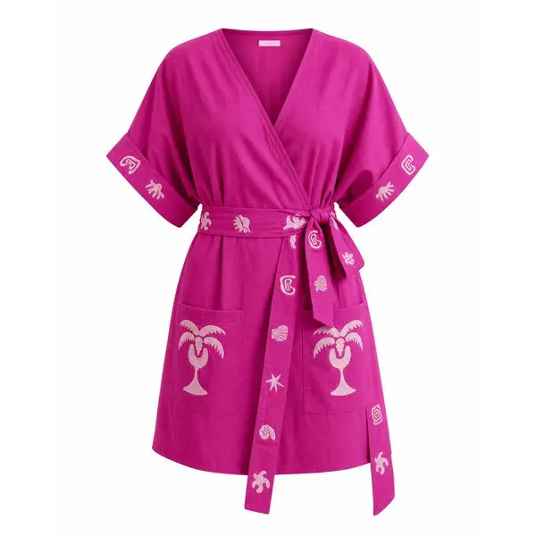 PALM COLLECTIVE Patina Wrap Dress