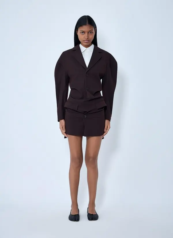 Issey Miyake Tailored Blazer Mini Dress