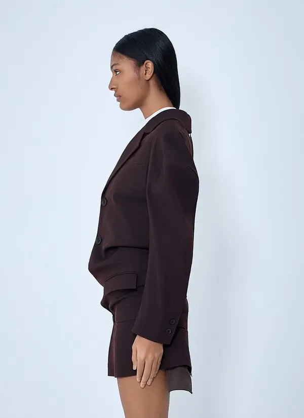 Issey Miyake Tailored Blazer Mini Dress