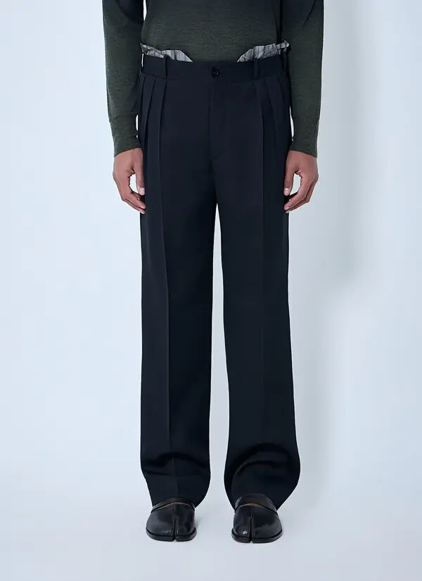 MAISON MARGIELA Wool Pleated Pants
