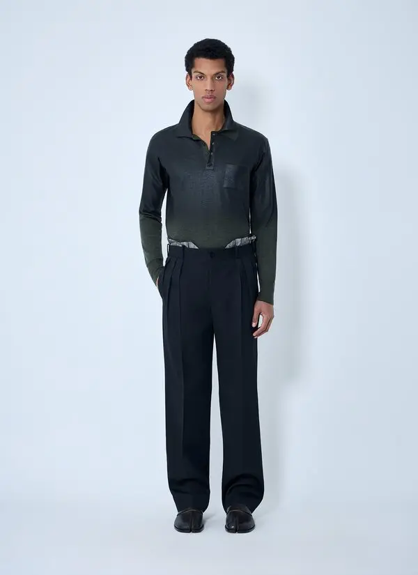 MAISON MARGIELA Wool Pleated Pants
