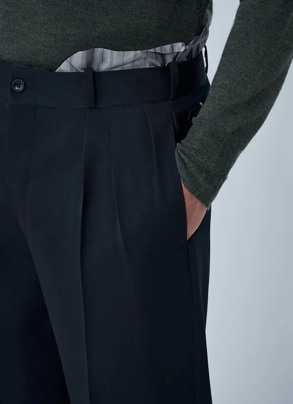 MAISON MARGIELA Wool Pleated Pants