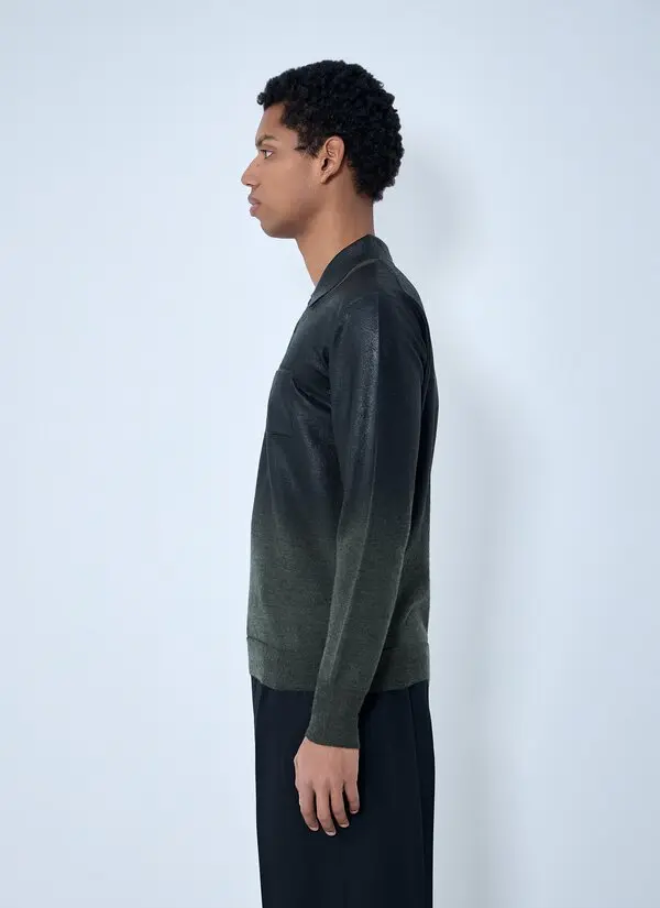 MAISON MARGIELA Long Sleeve Polo Shirt