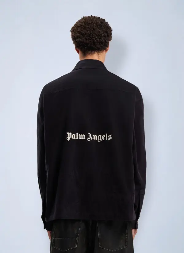 Palm Angels Classic Logo Corduroy Overshirt