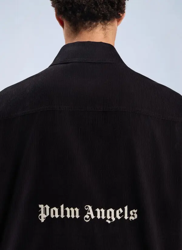 Palm Angels Classic Logo Corduroy Overshirt