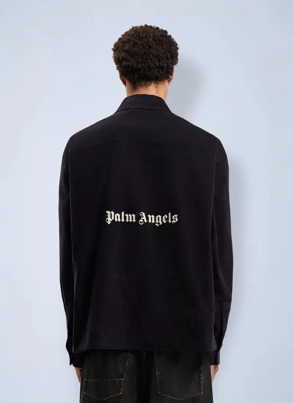 Palm Angels Classic Logo Corduroy Overshirt