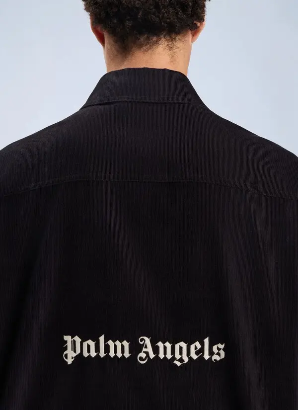 Palm Angels Classic Logo Corduroy Overshirt