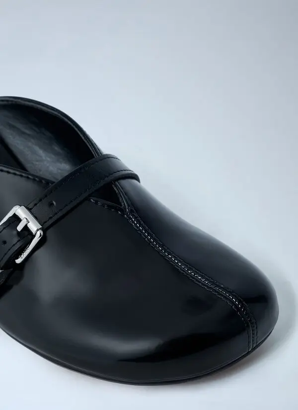 GANNI Sue Heeled Mules - Black